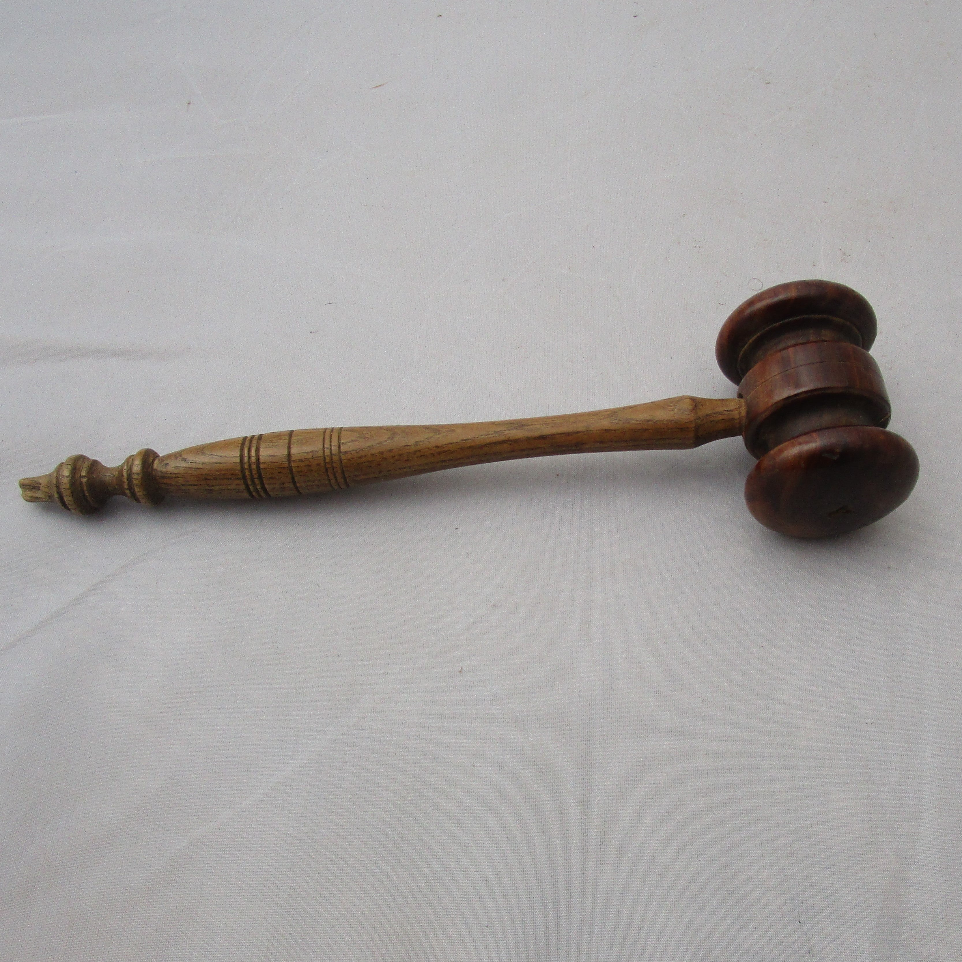 Turned Wooden Auctioneers Gavel Vintage c1960 - Top Banana Antiques