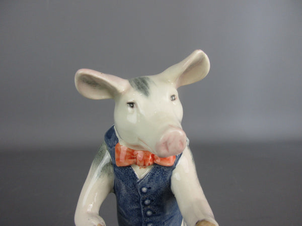 Beswick Pig 'Benjamin' Figurine Playing French Horn Vintage c1970 - Top ...